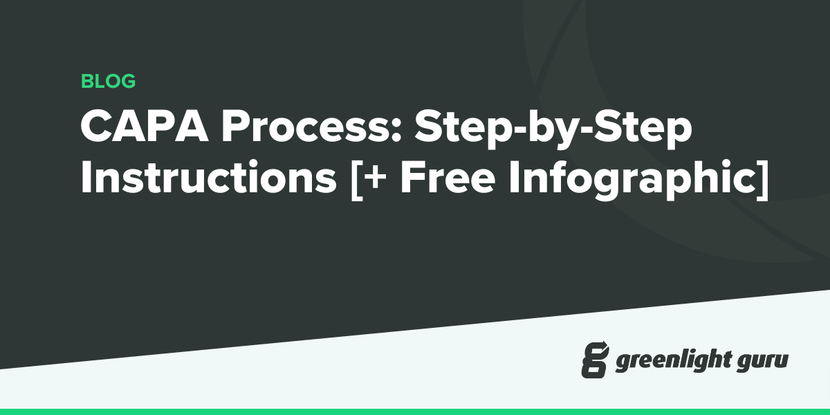 CAPA Process: Step-by-Step Instructions [+ Free Infographic]